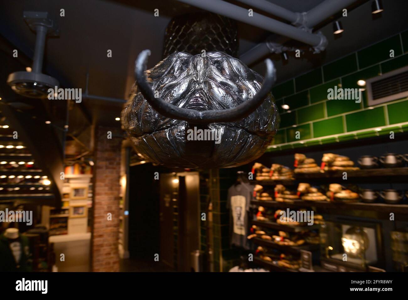 New York, USA. 29th May, 2021. Movie related merchandise and ...