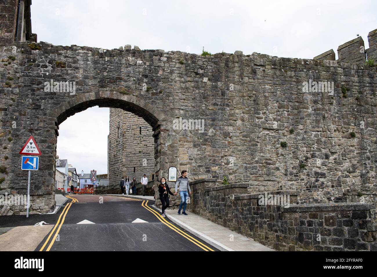 A view of Caernarfon Castle on the 29th May 2021 Credit: Lewis Mitchell ...