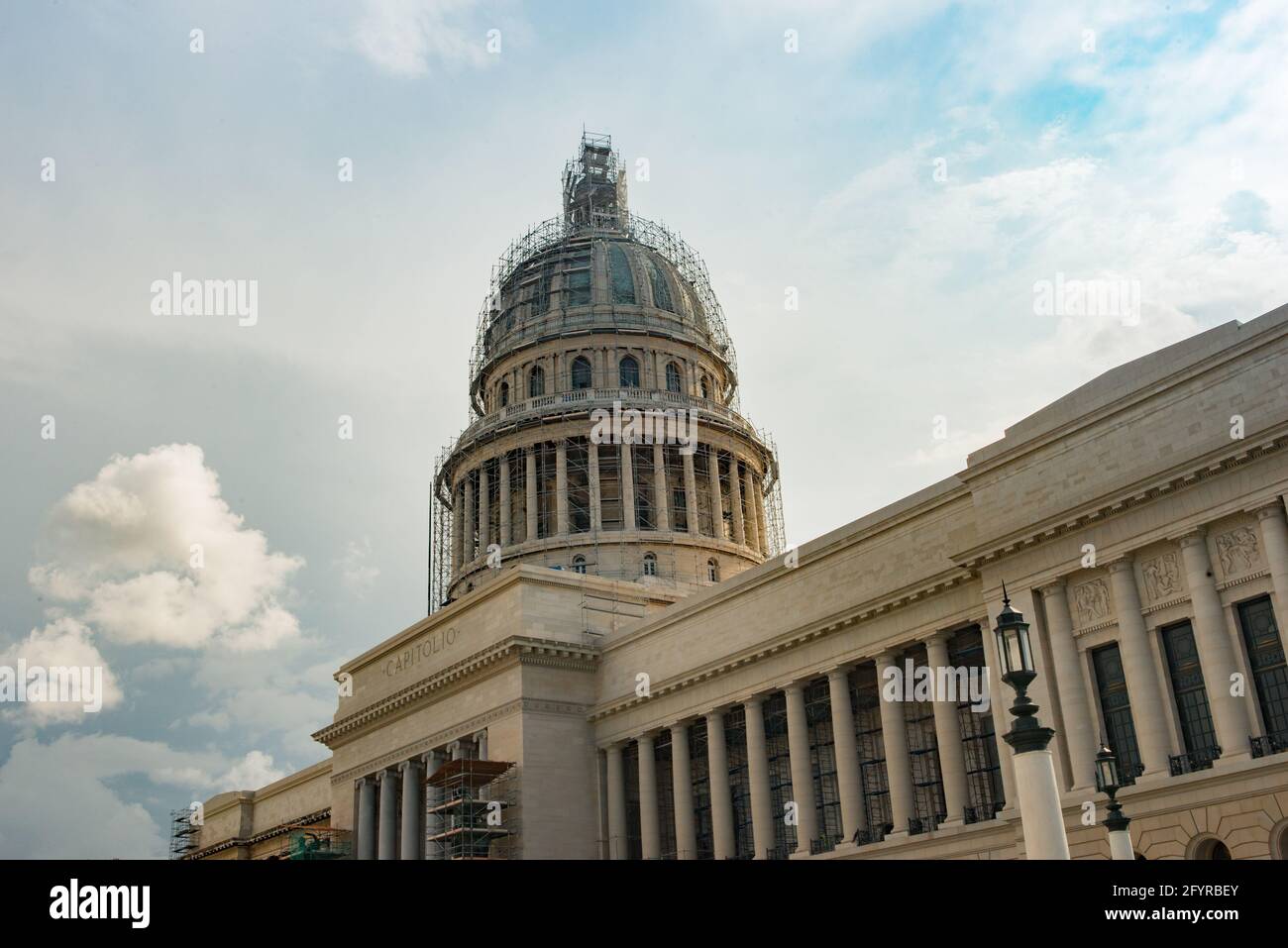 Capitol building under maintenance works Stock Photo - Alamy