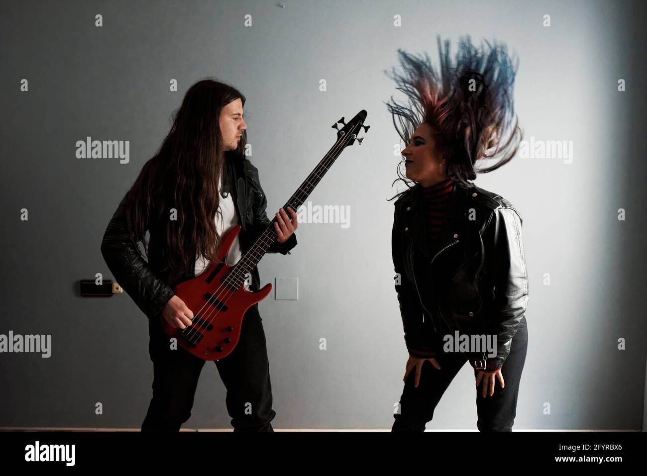 Couple playing instruments hi-res stock photography and images - Alamy