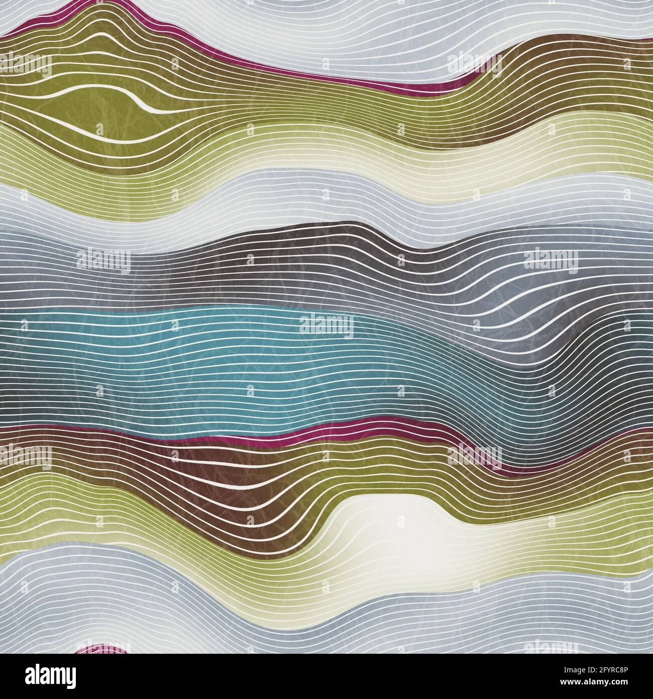 Seamless natural landscape hill pattern for print Stock Photo - Alamy