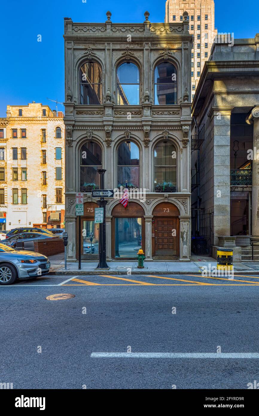 Atlantic Bank Building / 73-75 Weybosset Street. The highly reflective ...
