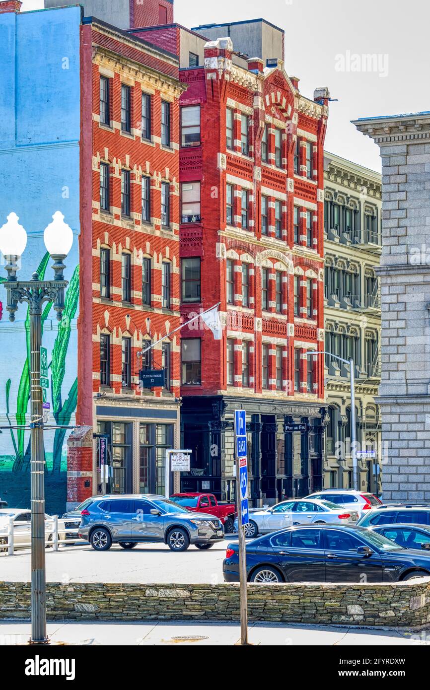 J.G. Eddy & Co. Building, 32 Custom House Street; and the Custom House ...