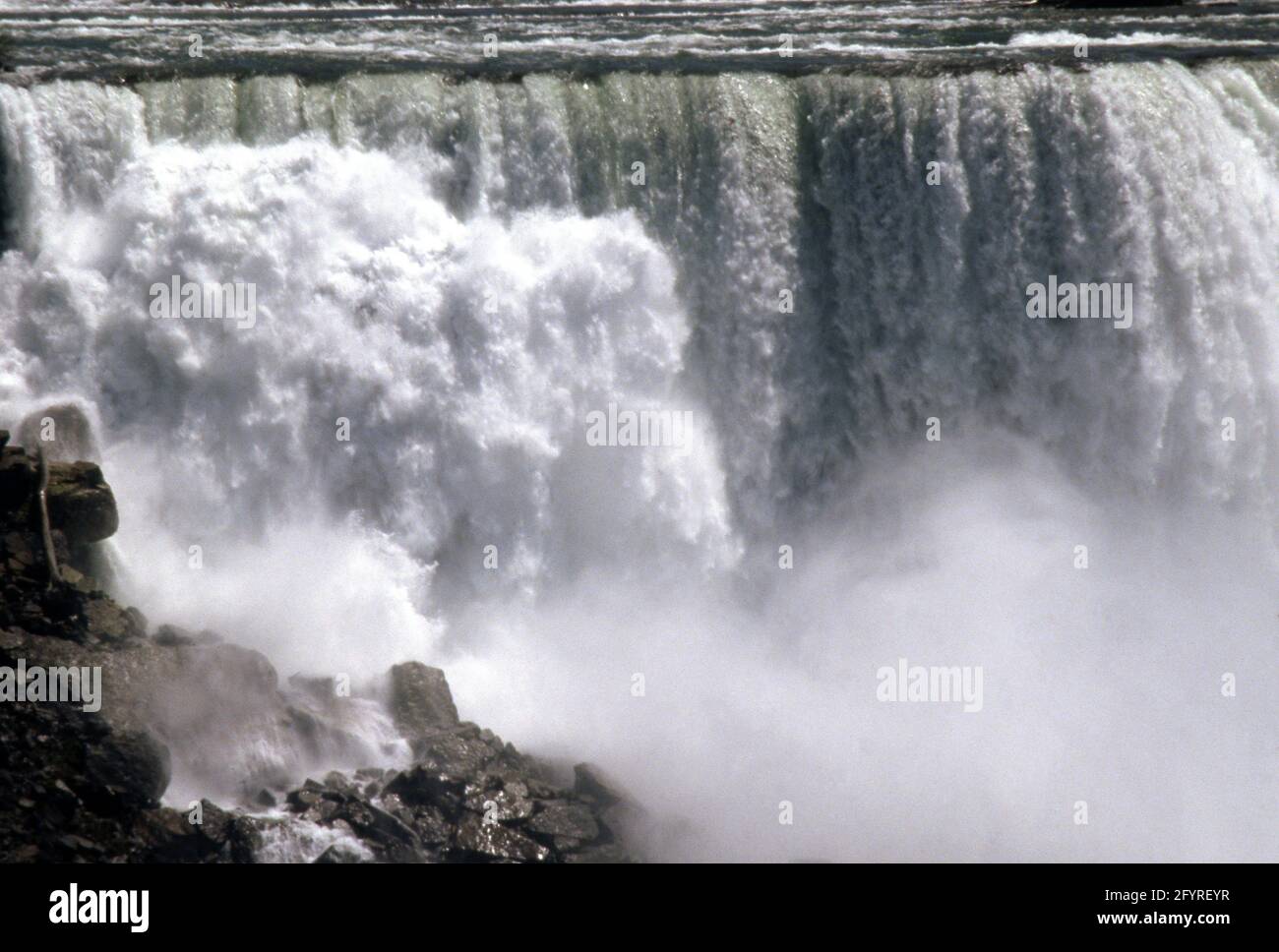 Water details of Niagara Falls Stock Photo - Alamy