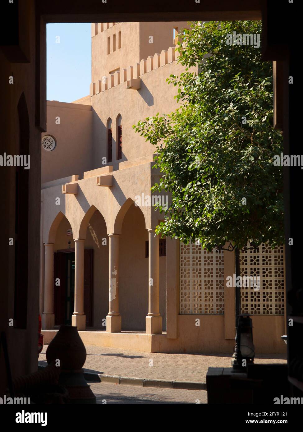 A look at the preserved, restored, ancient beige stucco architecture of ...