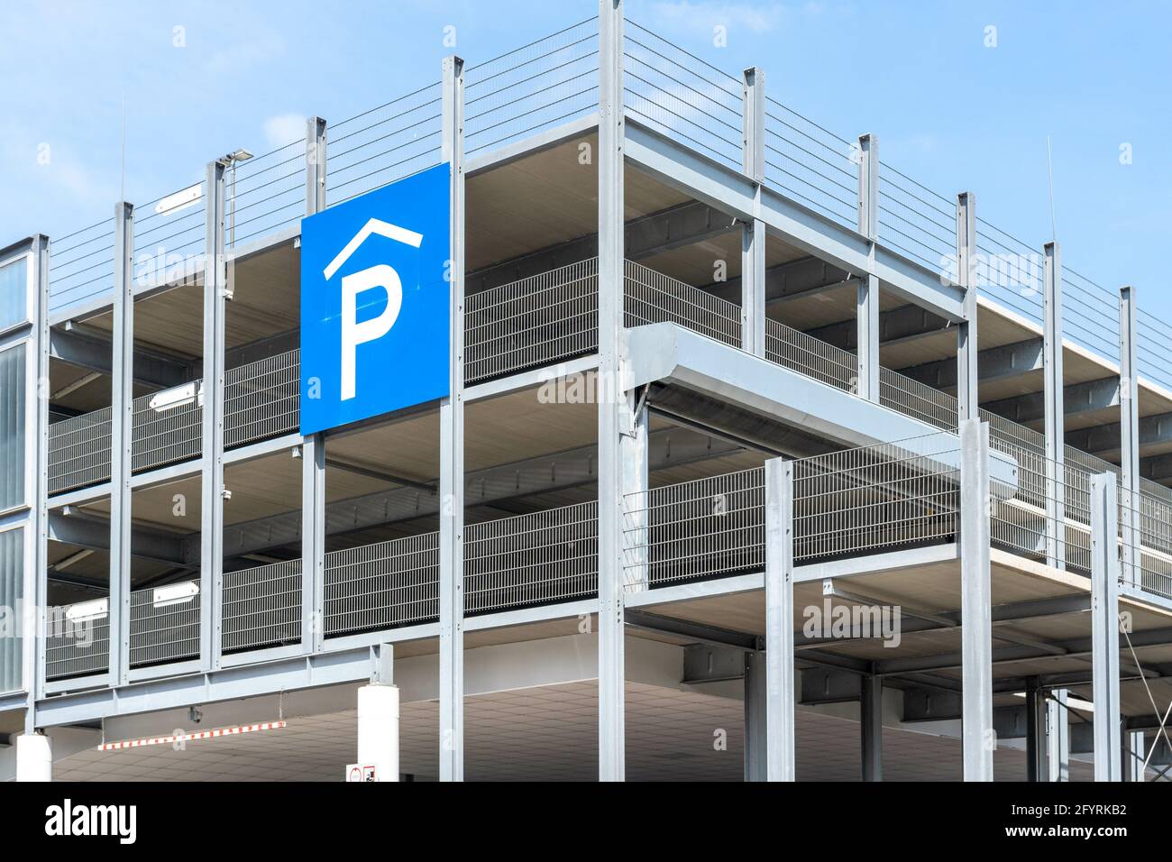 Multi-floor tall car parking structure Stock Photo - Alamy