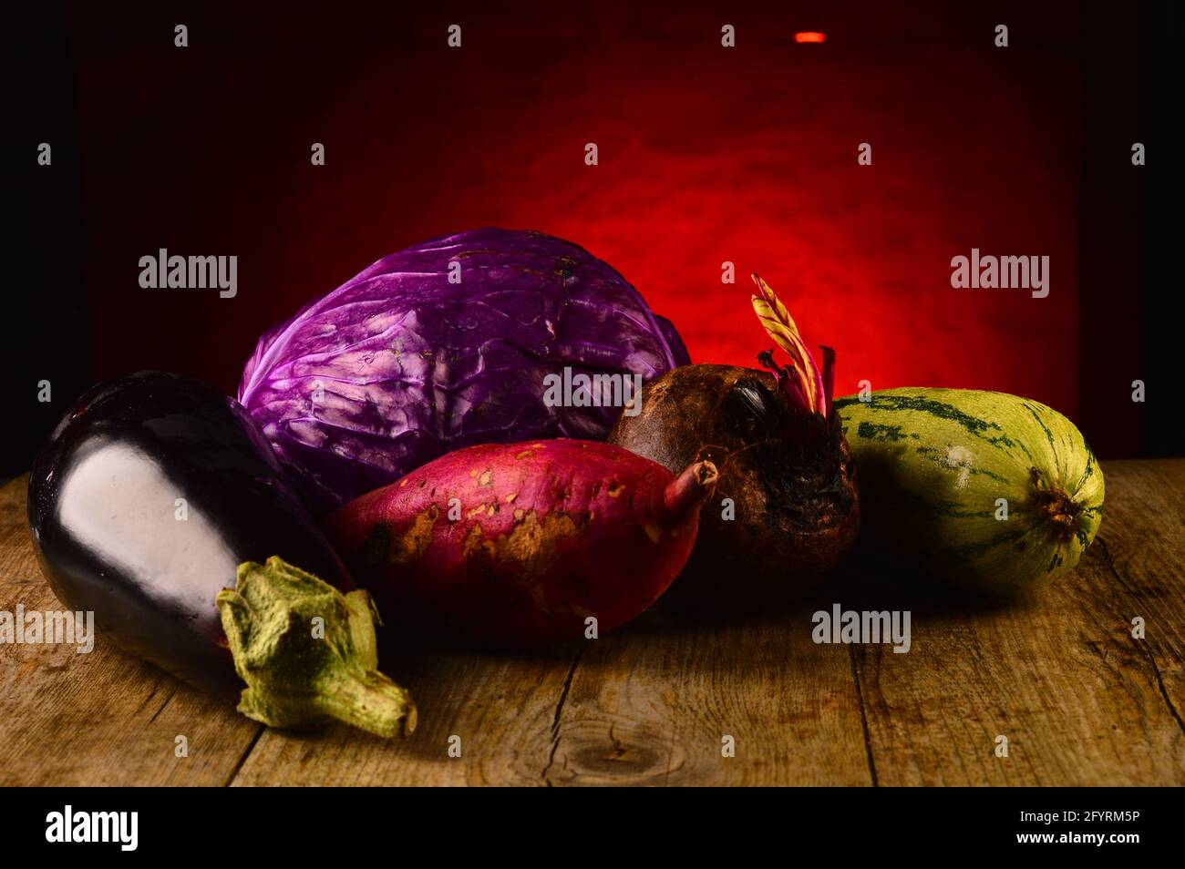 Mix of different vegetables on the table Stock Photo - Alamy