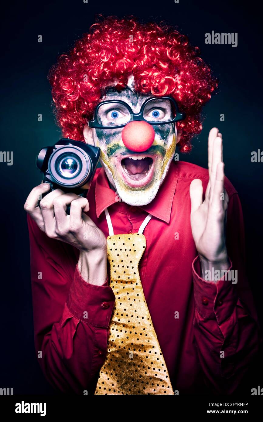 Vintage Clown Photograph High Resolution Stock Photography and Images ...
