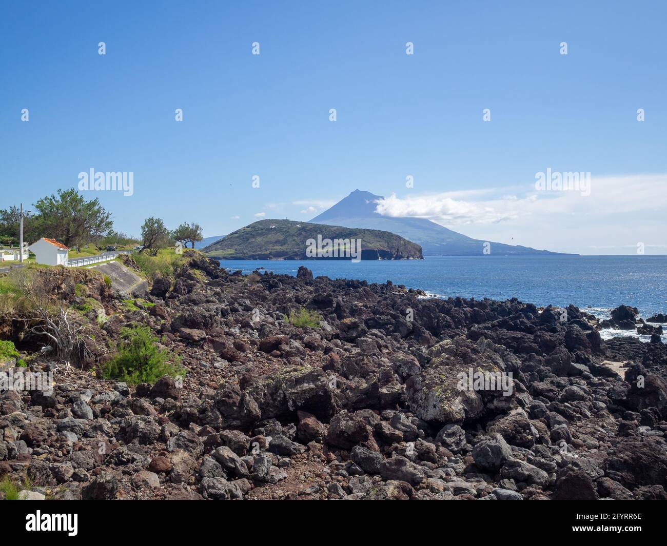 Rock volcanic island hi-res stock photography and images - Alamy
