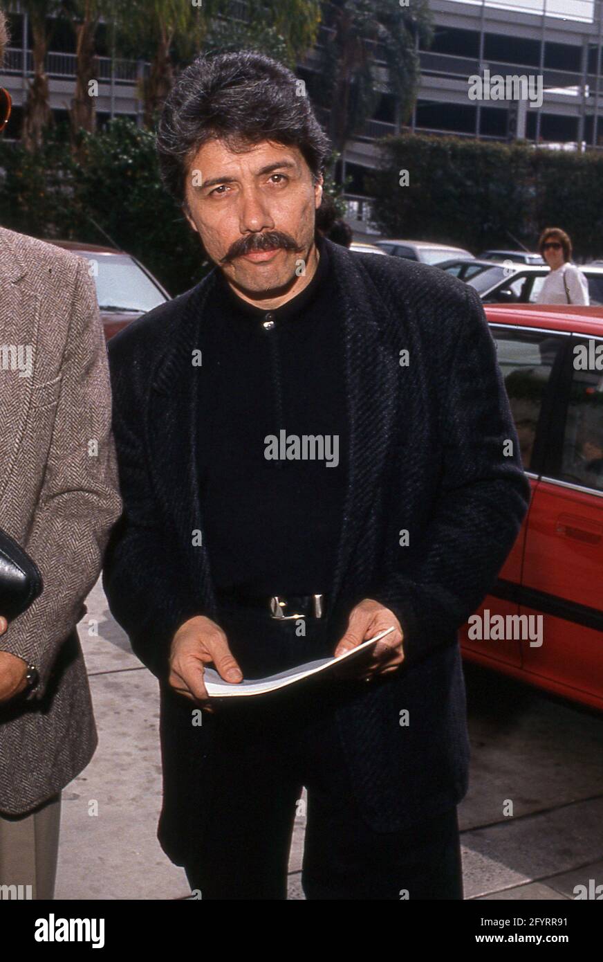 Edward James Olmos at the 1990 Independent Film Awards, Roosevelt Hotel ...
