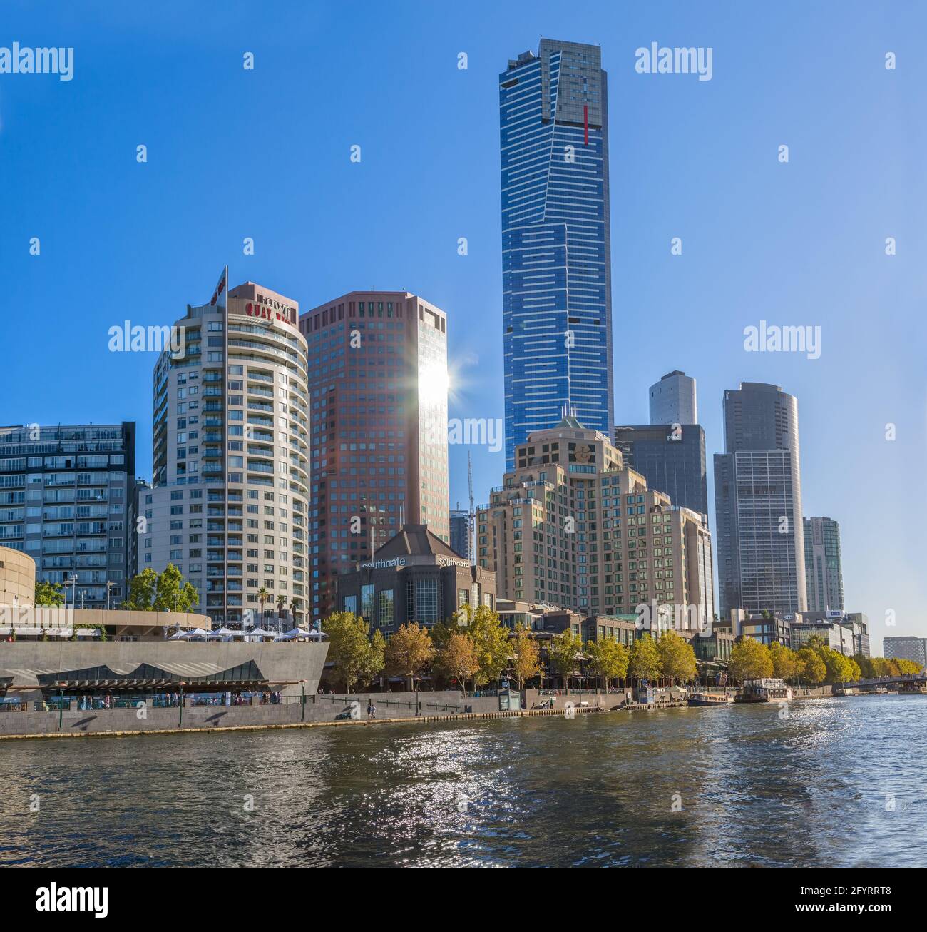 Melbourne footbridge hi-res stock photography and images - Alamy