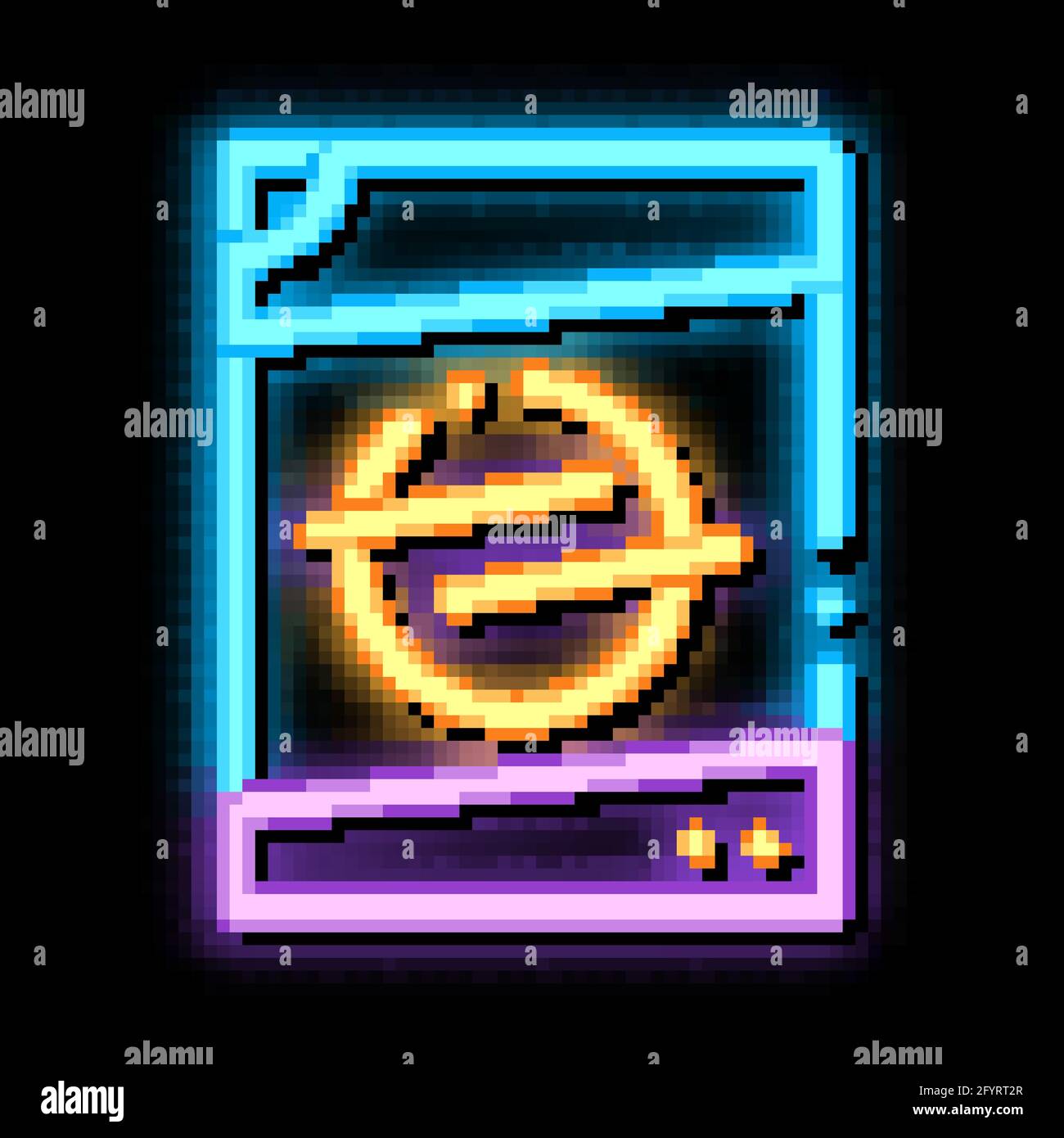 Laundry Service Washing Liquid Package neon glow icon illustration ...