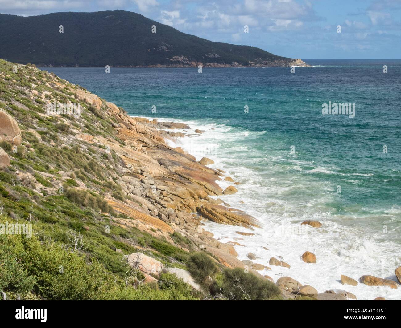 Oberon Point photographed from the Oberon Bay walking track - Wilsons ...