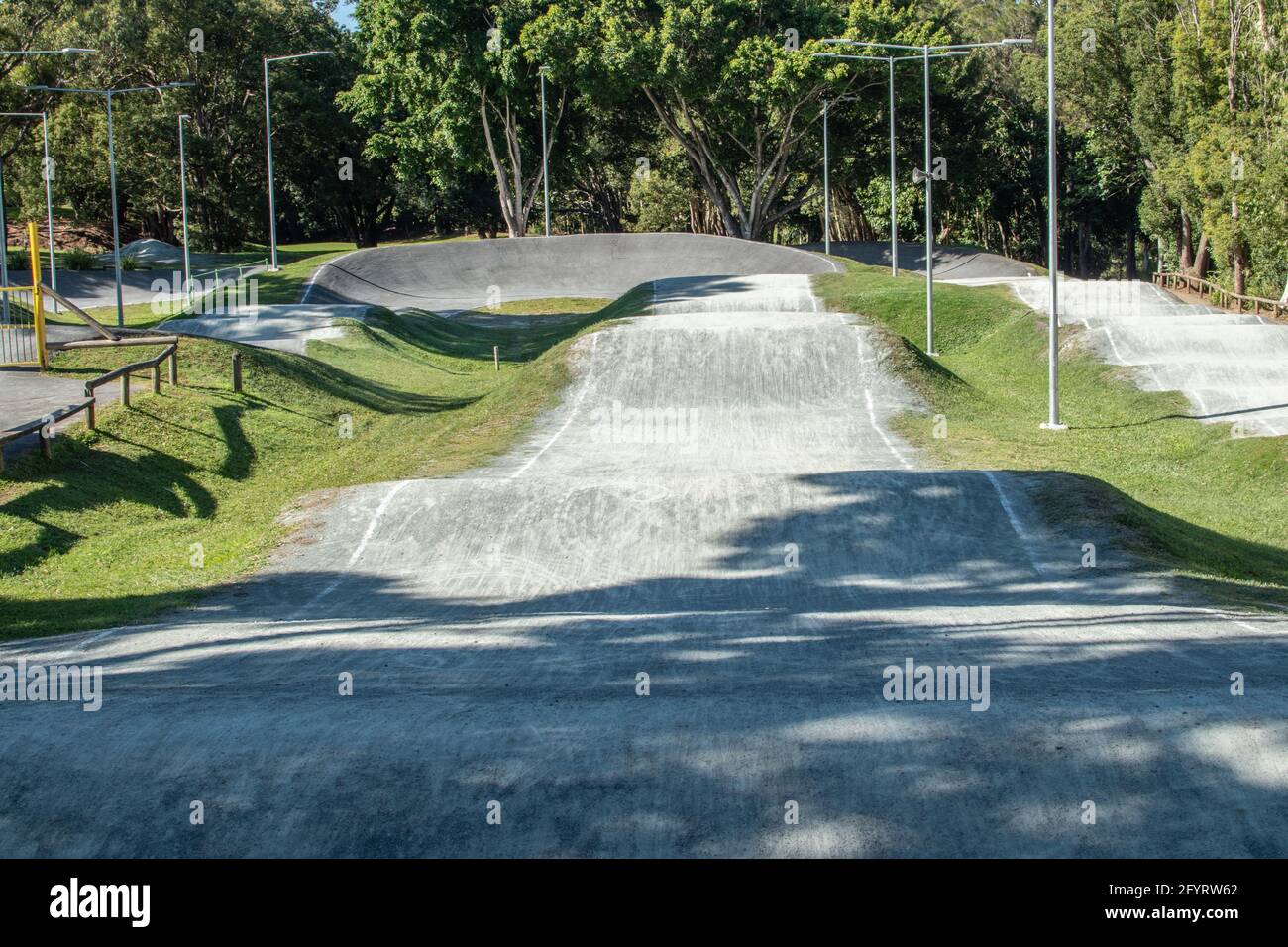 BMX bike racing track Stock Photo - Alamy
