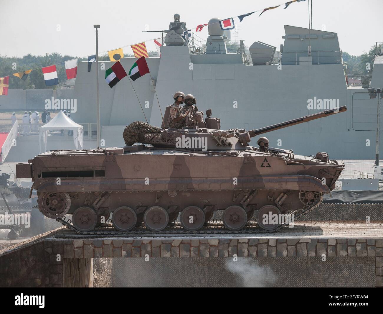 Abu Dhabi, UAE - Feb.20.2013: UAE Armed forces BMP-3 IFV (Infantry ...