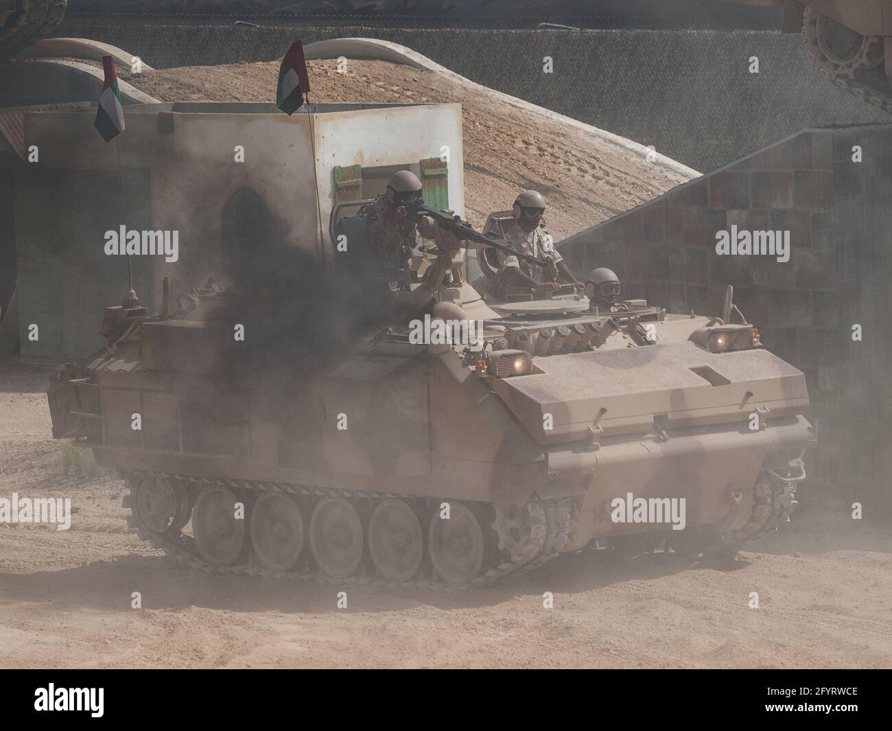 Abu Dhabi, UAE - Feb.20.2013: FNSS ACV-300 APC (Armoured personnel ...