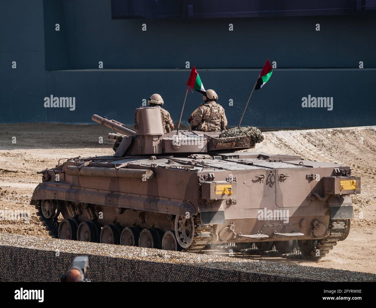 Abu Dhabi, UAE - Feb.20.2013: UAE Armed forces BMP-3 IFV (Infantry ...