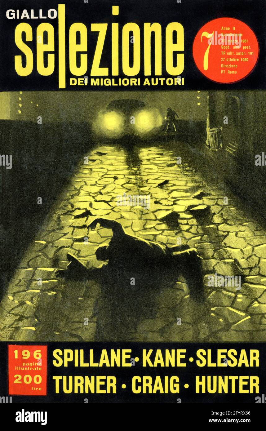 Pulp fictions book cover - 50s Stock Photo - Alamy