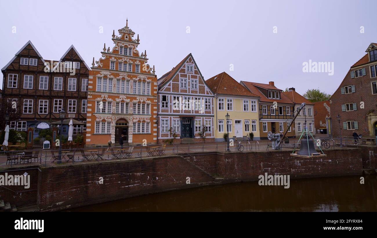 Famous historic city of Stade in Northern Germany Stock Photo - Alamy