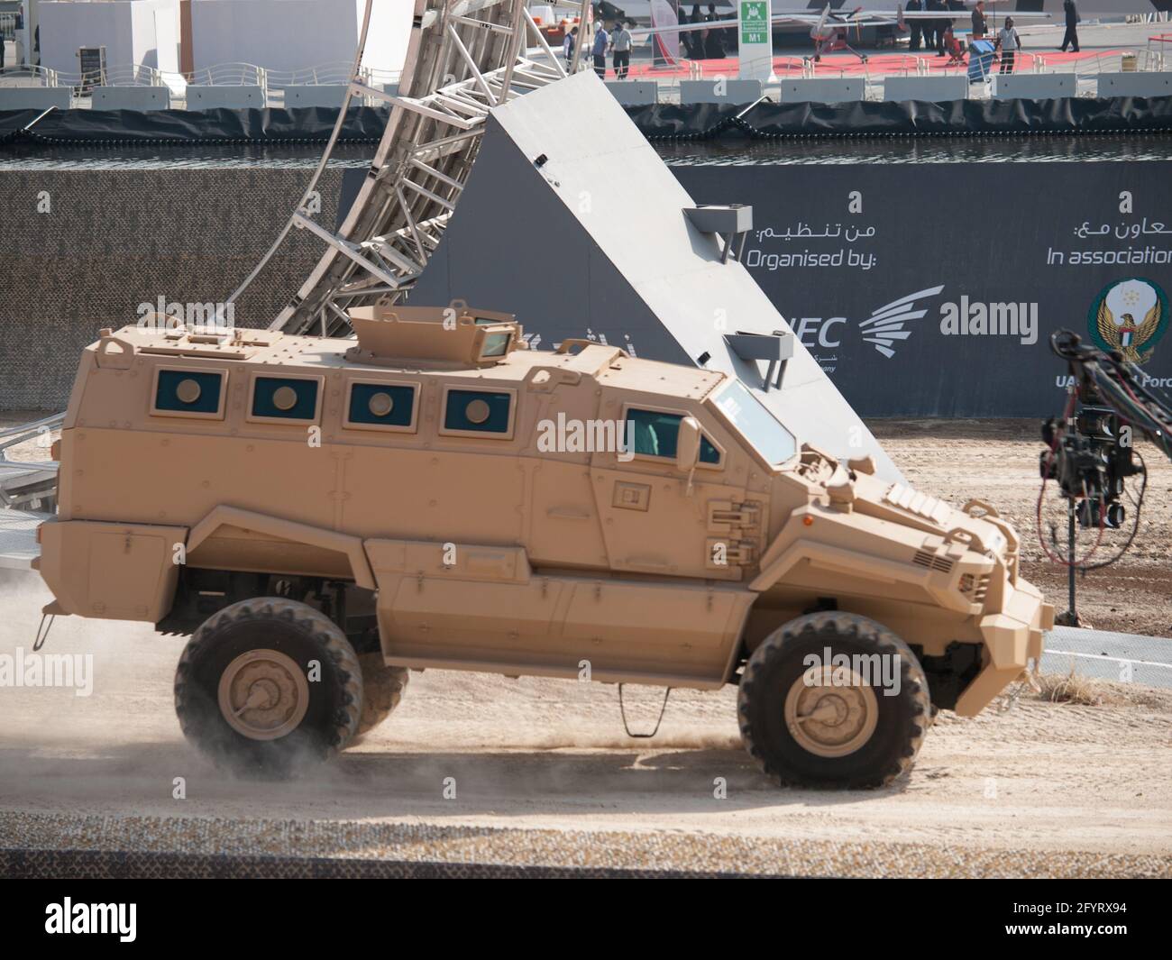 Abu Dhabi, UAE - Feb.20.2013: Typhoon Mine Resistant Ambush Protected ...
