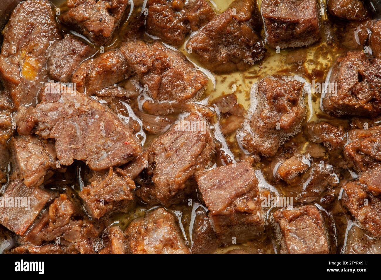 Turkish famous roasted meat closeup Stock Photo - Alamy