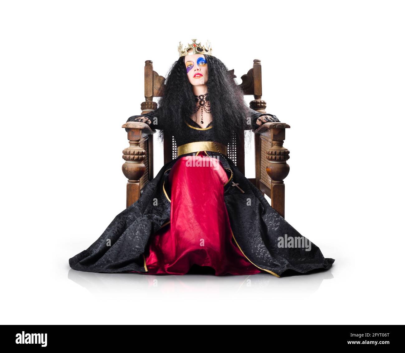 Queen Sitting On Her Throne High Resolution Stock Photography and ...