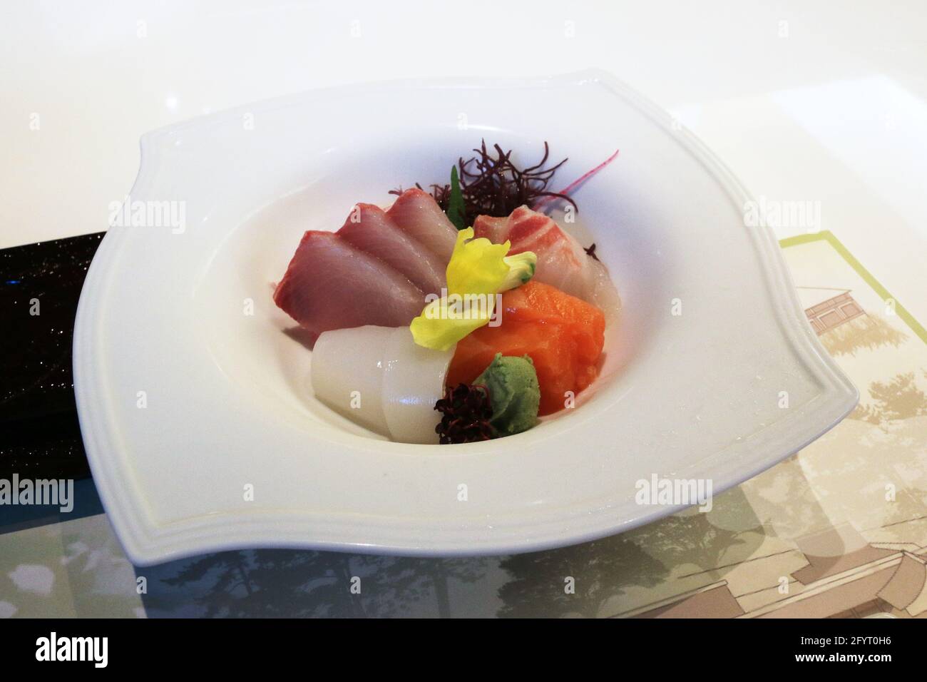 Sashimi - fresh Japanese seafood Stock Photo - Alamy