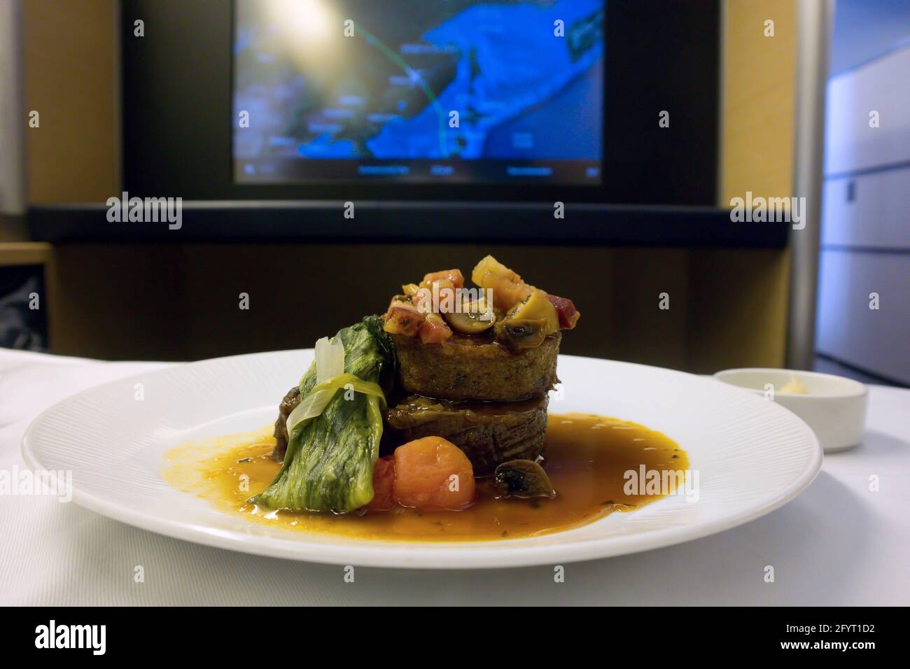 First class lunch hi-res stock photography and images - Alamy