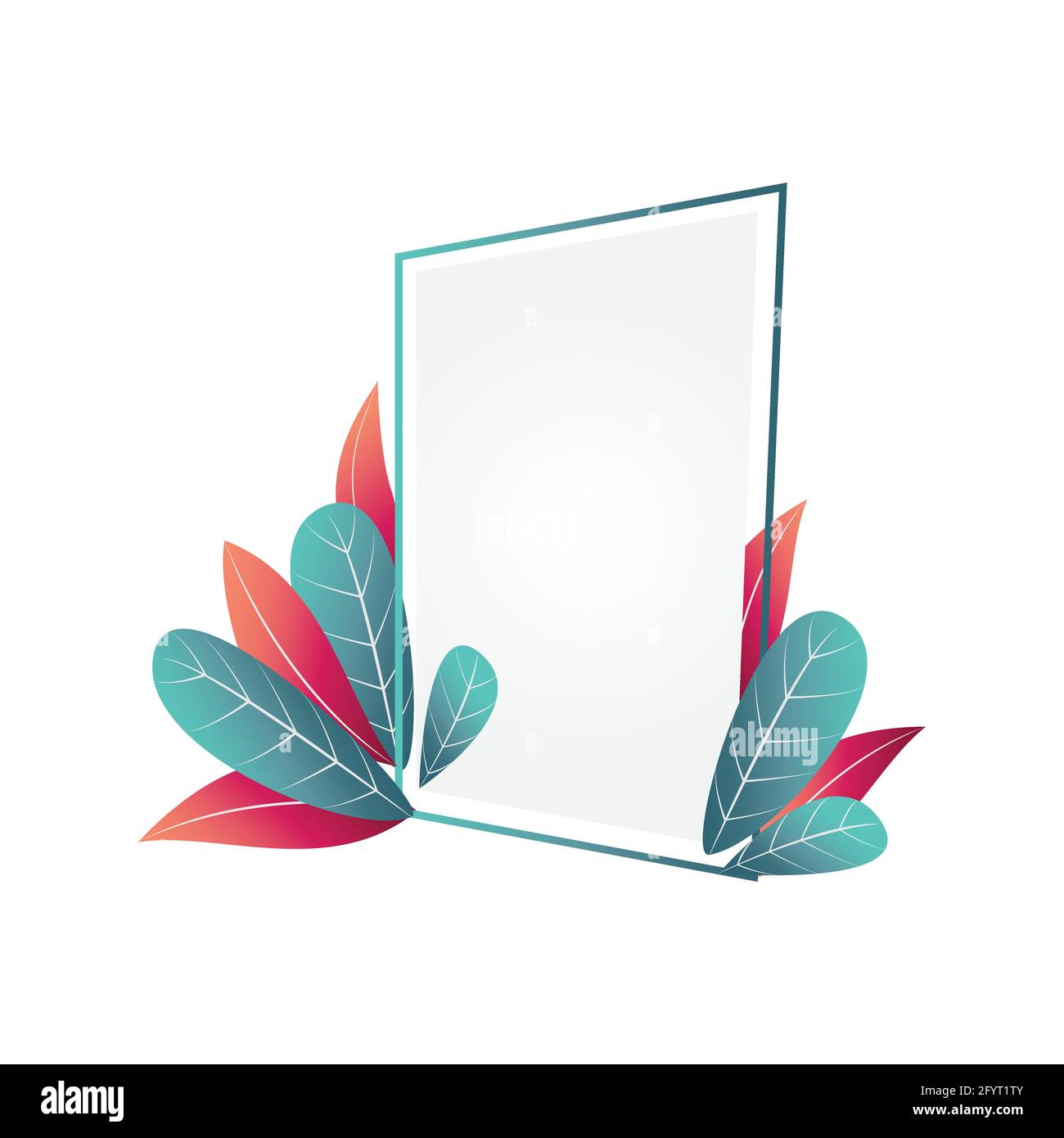 Asymmetric leaves Stock Vector Images - Alamy