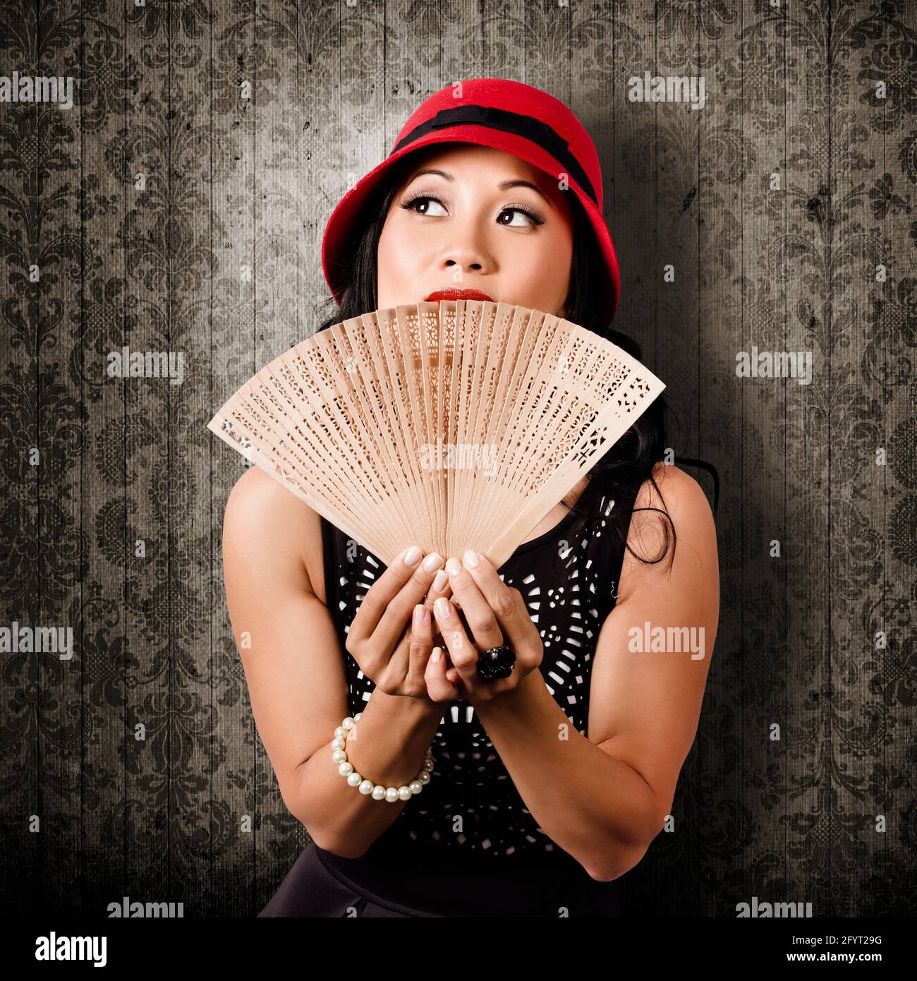 Fanning Herself High Resolution Stock Photography and Images - Alamy