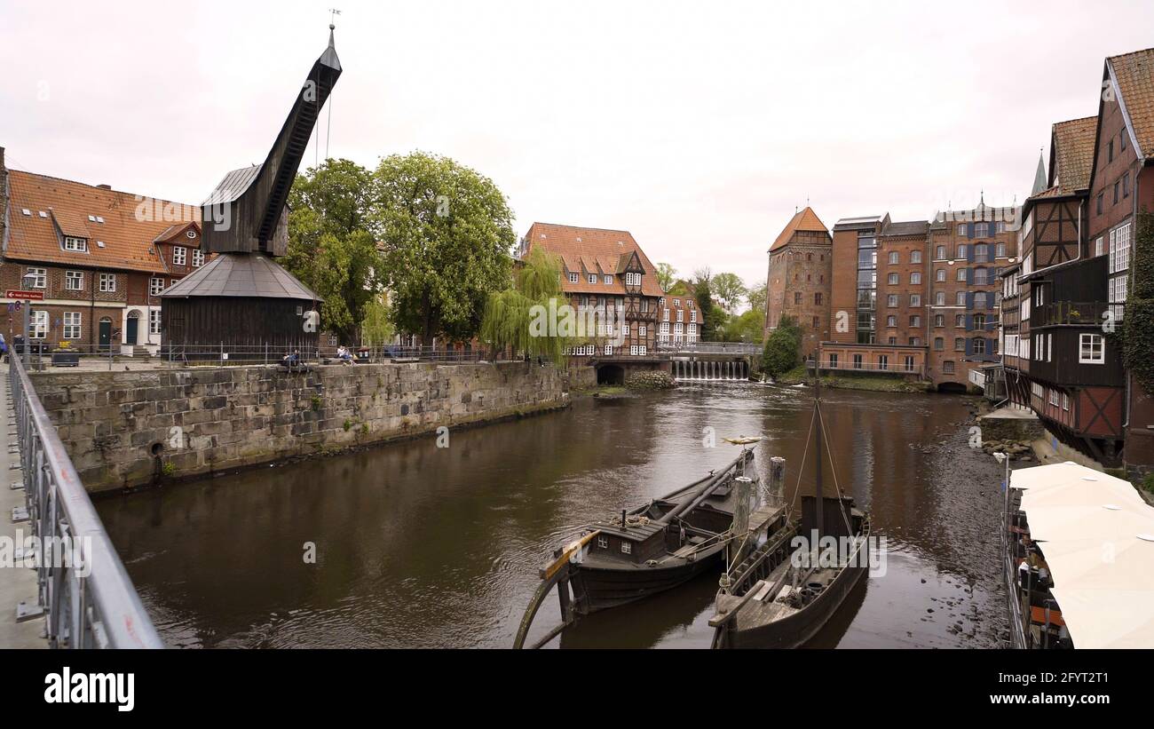 Historic city of Luneburg Germany Stock Photo - Alamy