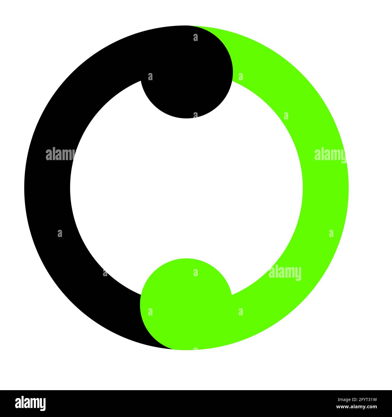 Abstract Circular art design Stock Photo - Alamy
