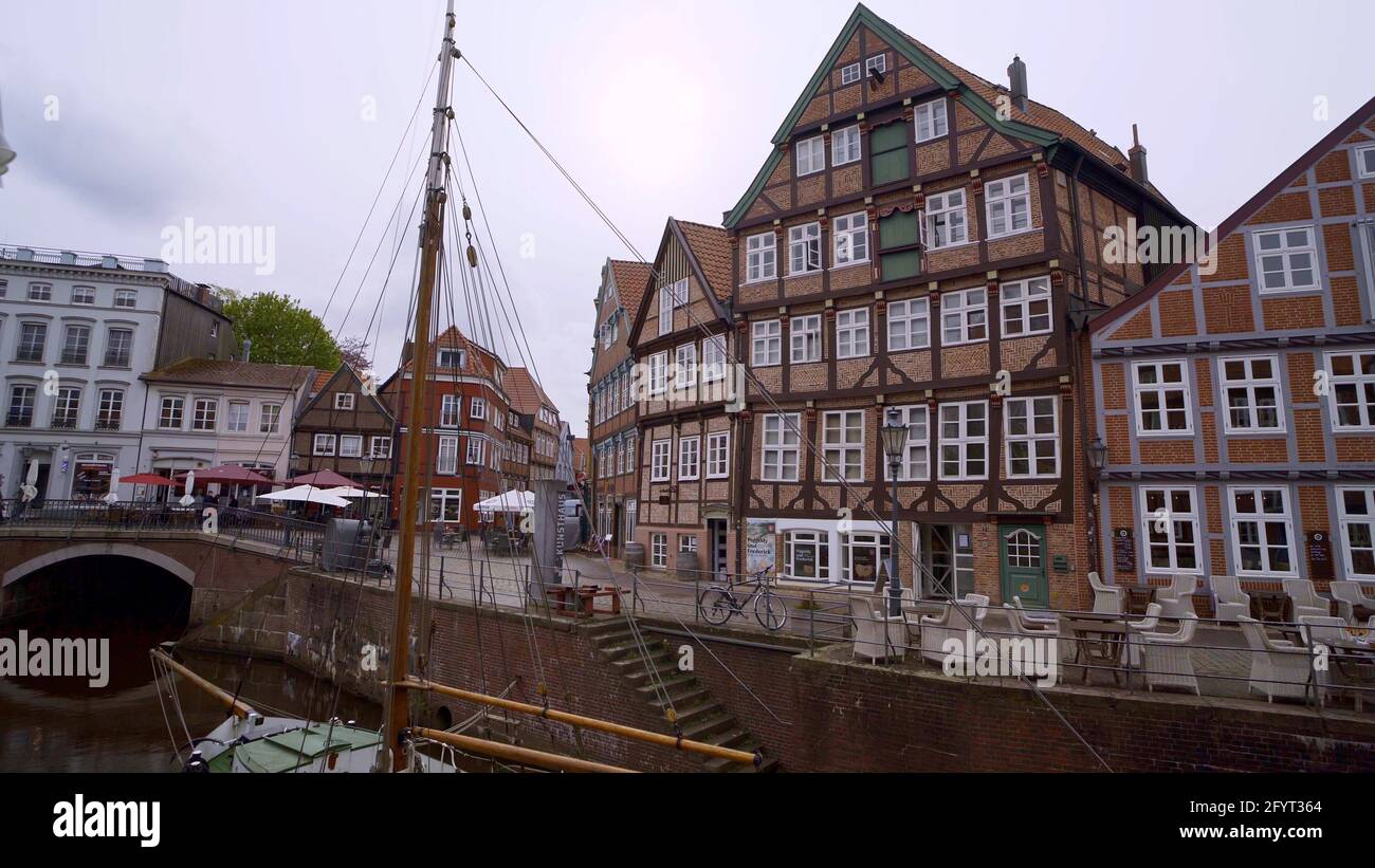 Famous historic city of Stade in Northern Germany Stock Photo - Alamy
