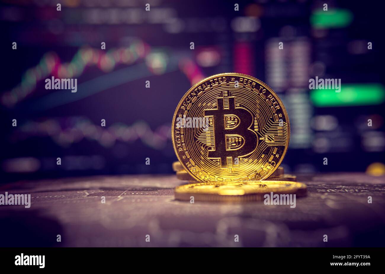 Bitcoin gold cryptocurrency blockchain technology And trading ...