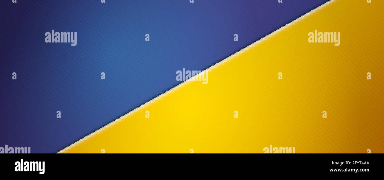 Blue-Yellow background. Vector 3d illustration. Background divided into ...