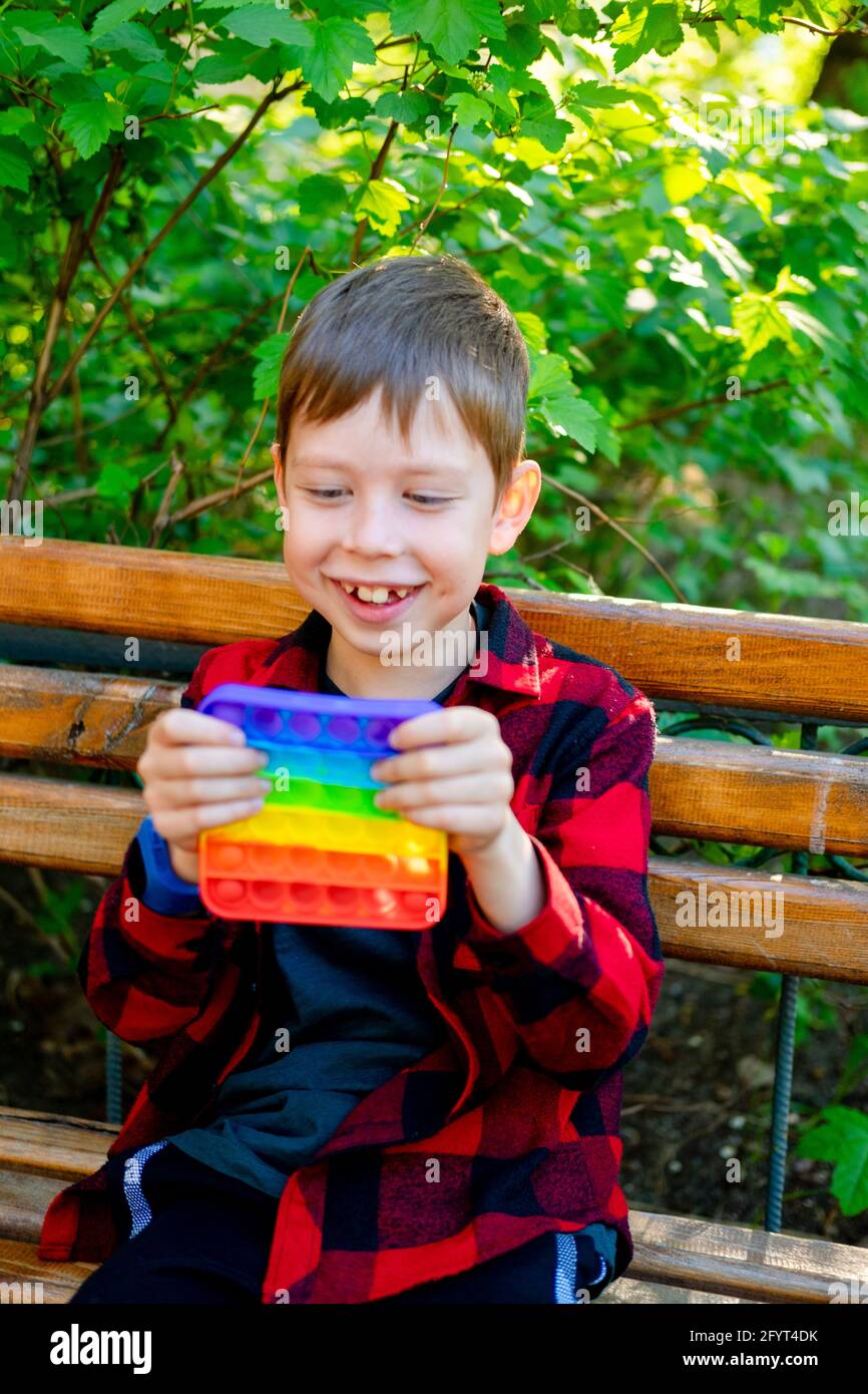 Boy in the plastic bubble hi-res stock photography and images - Alamy