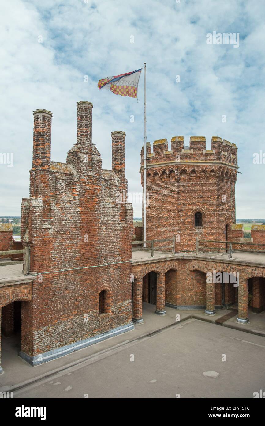 Upper Ramparts of Tattershall Castle, Tattershall, Lincolnshire ...