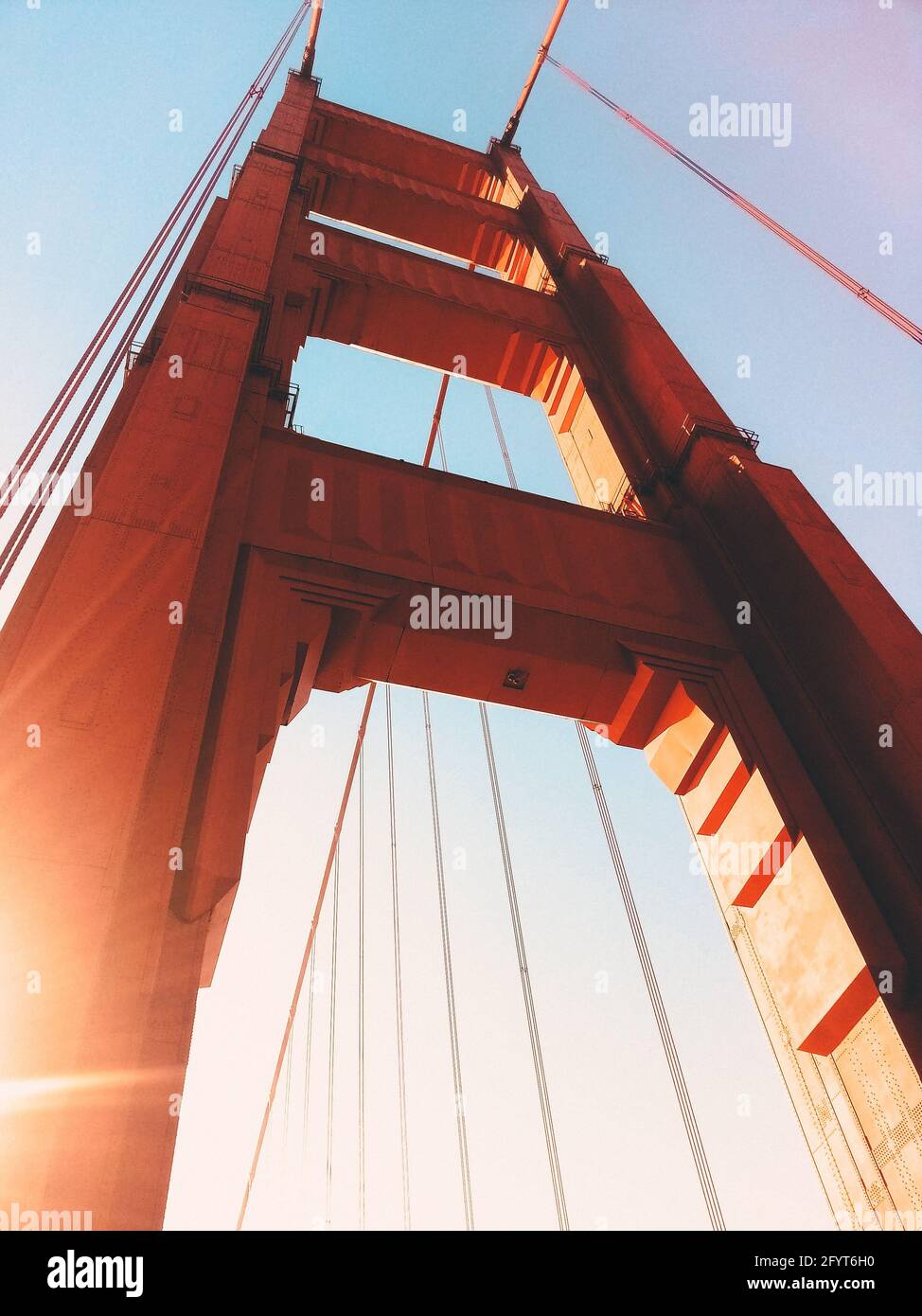 Golden gate bridge sunrise low hi-res stock photography and images - Alamy