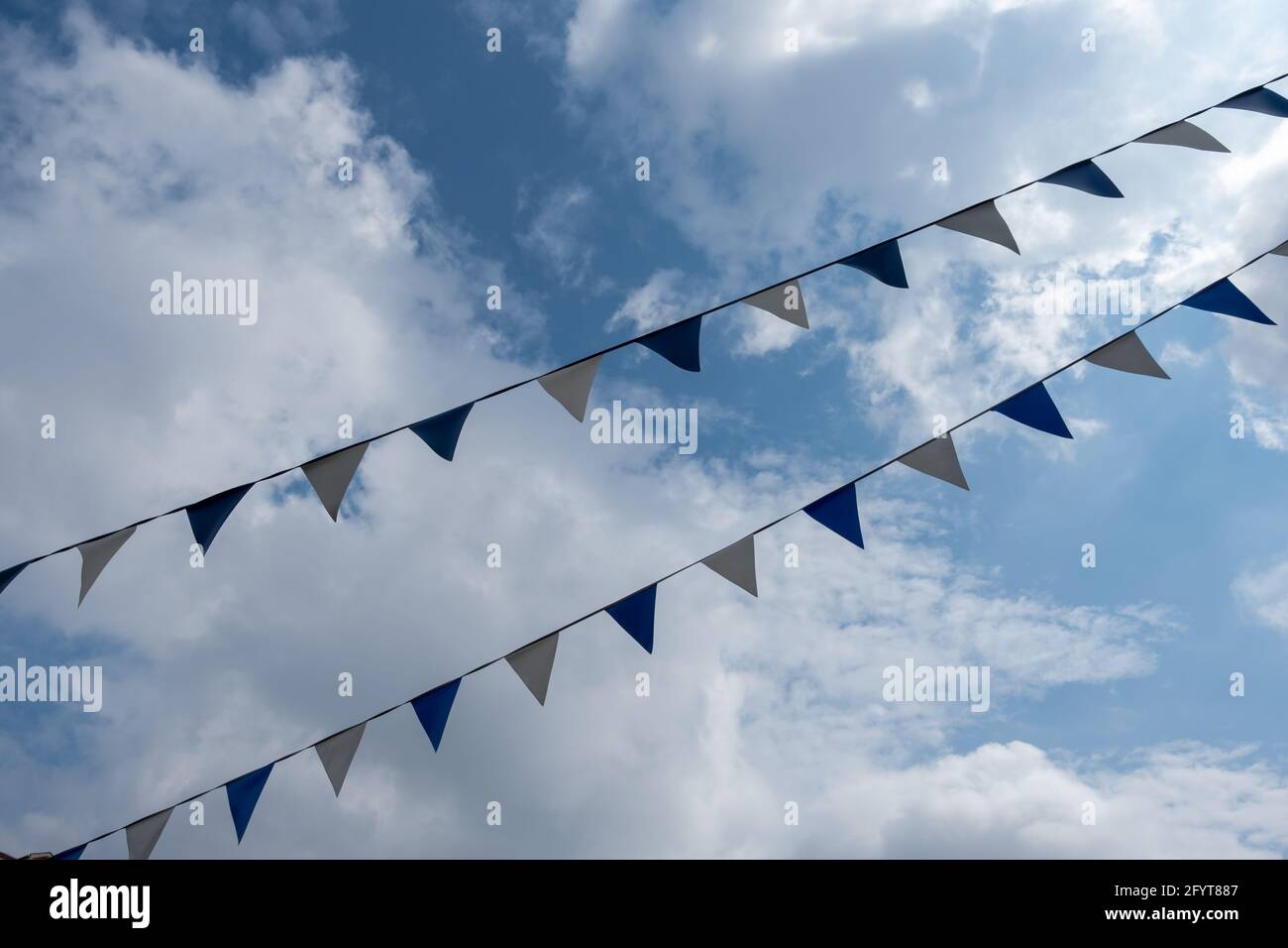 Triangle flags hi-res stock photography and images - Alamy