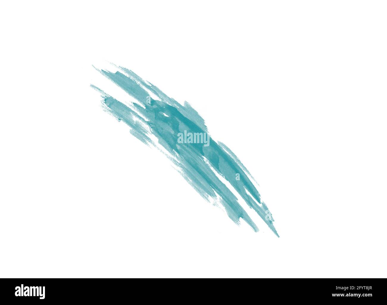 Abstract isolated brush for art design. Beautiful smear brushes for ...