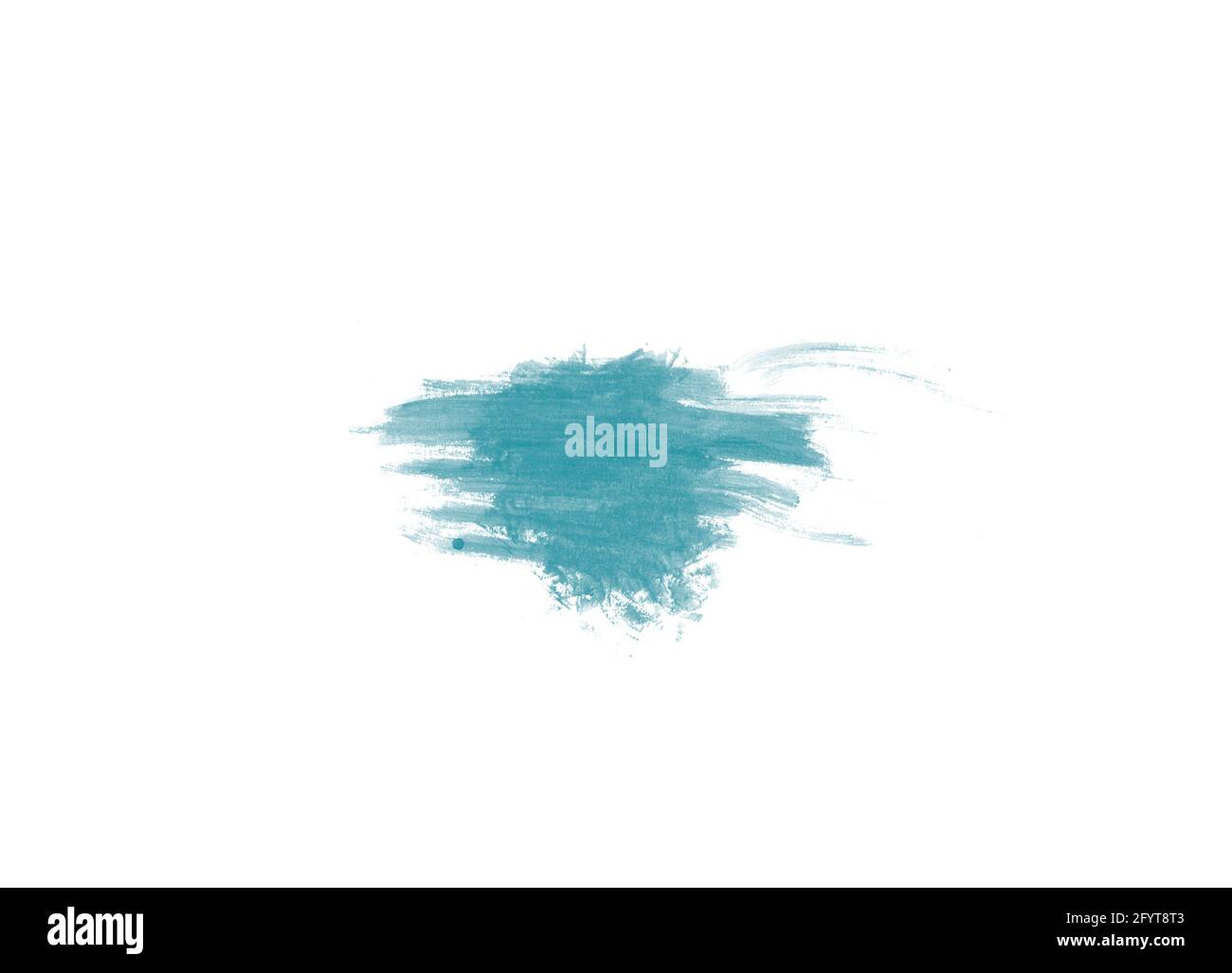 Beautiful smear brushes for painting on turquoise background. Brush for ...