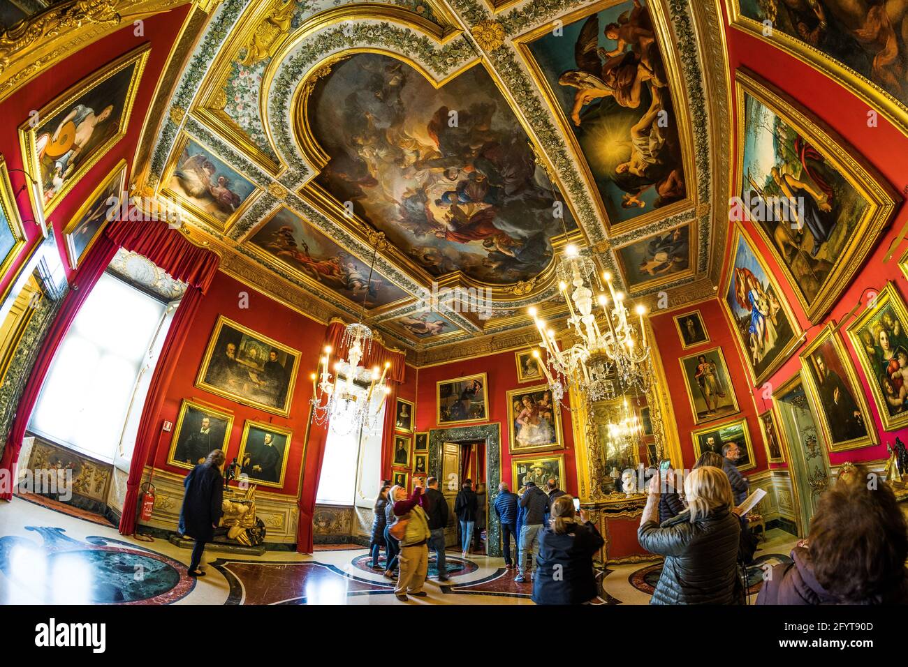 The interior decoration of Colonna palace in rome Stock Photo - Alamy