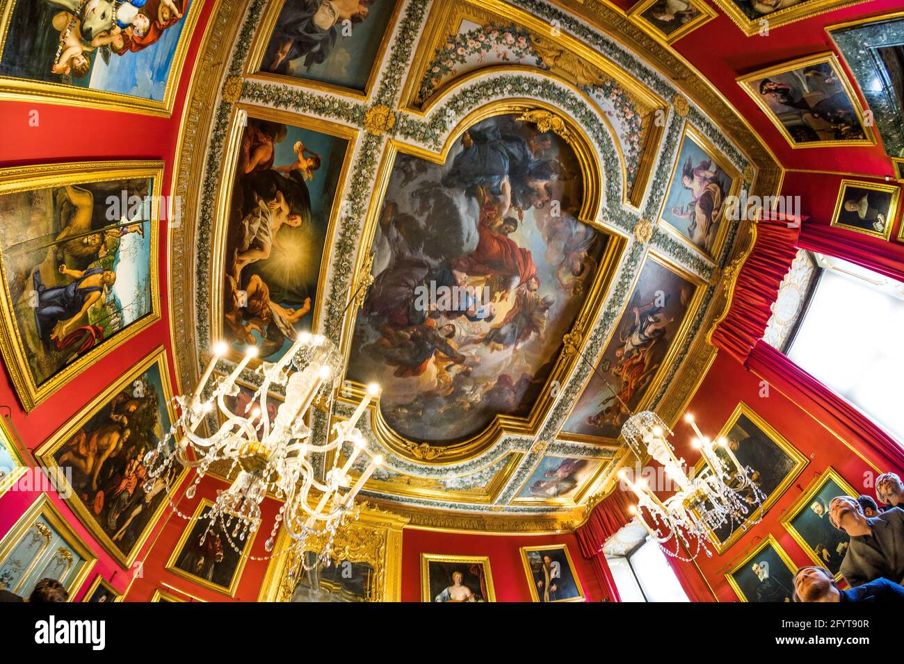 The interior decoration of Colonna palace in rome Stock Photo - Alamy
