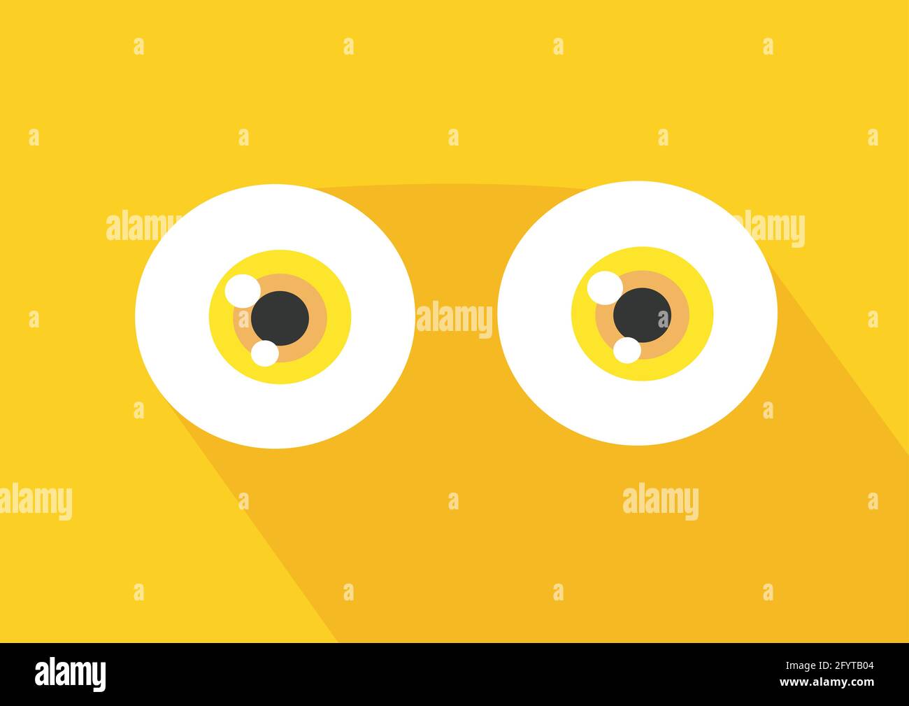 cartoon eyes icon vector Stock Vector Image & Art - Alamy