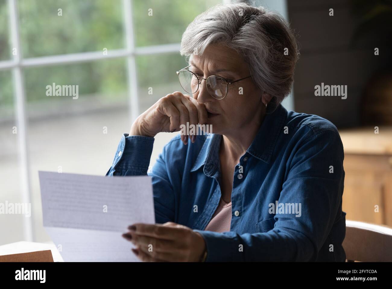 Elderly warning letter hi-res stock photography and images - Alamy