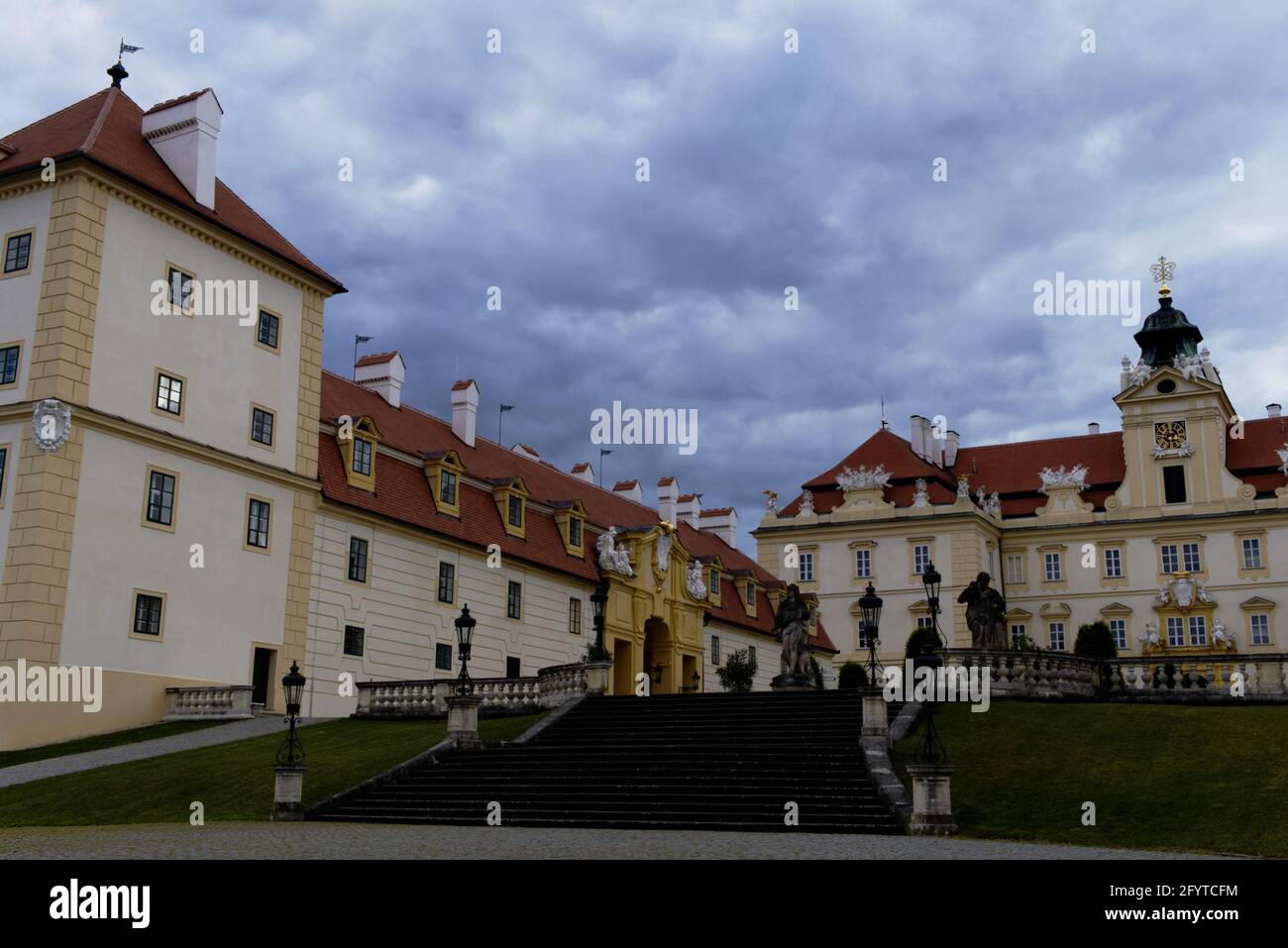 Valtice, Czech Republic - 2021: Castle in Valtice, Europe - UNESCO ...