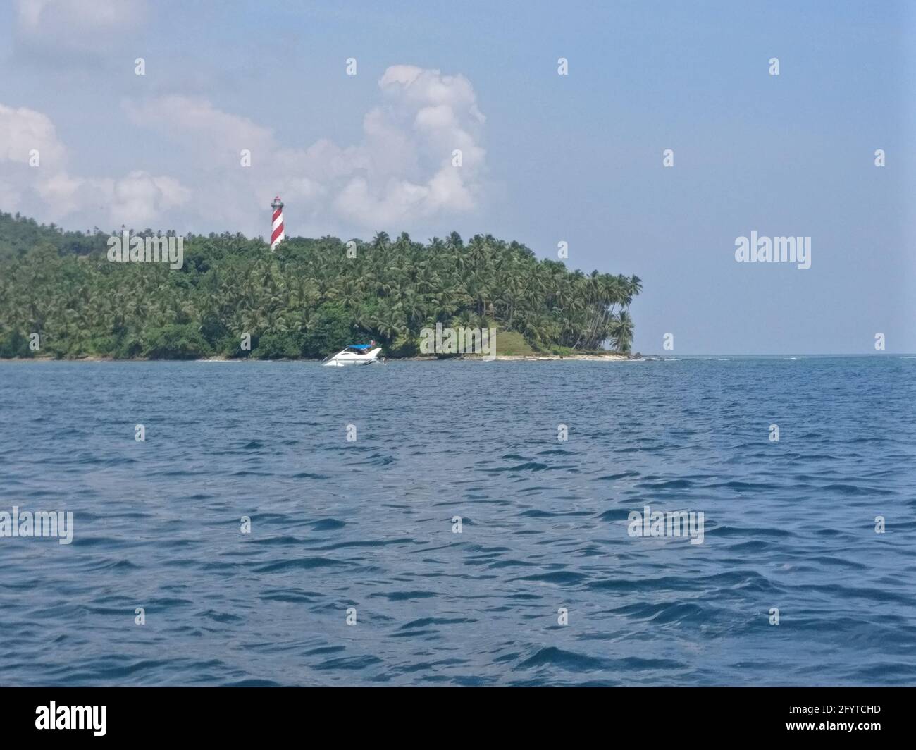 A mesmerizing view of the blue sky over the sea Stock Photo - Alamy