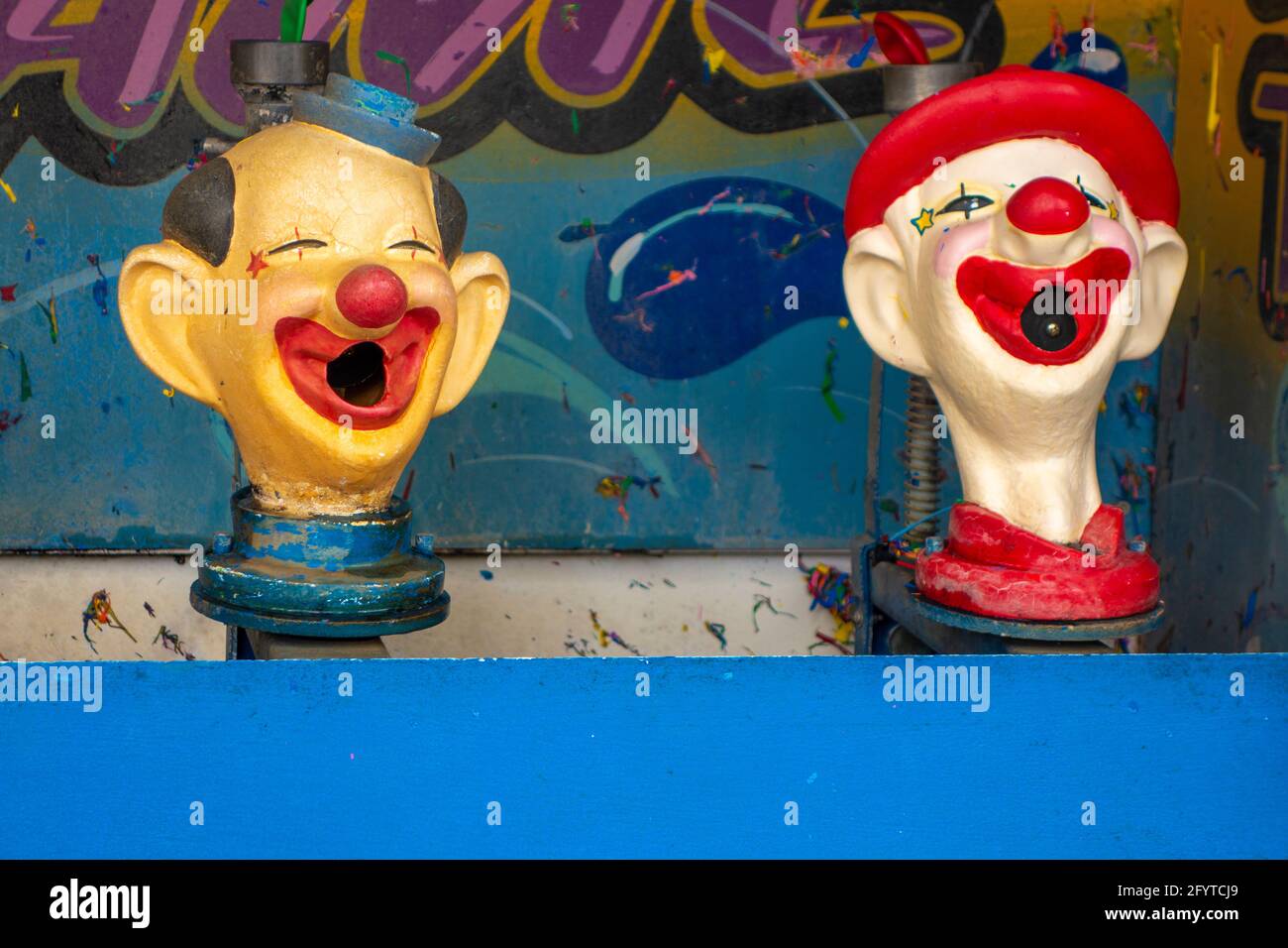 Spray water clown mouth hi-res stock photography and images - Alamy