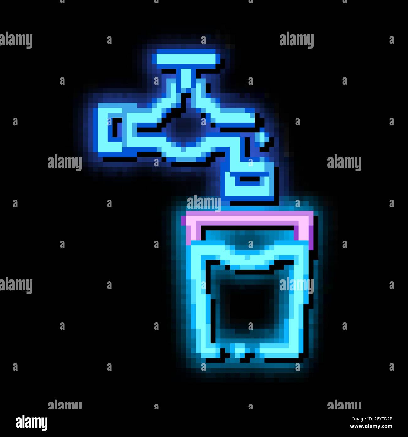 Water Final Microfilter Vector Sign Thin Line Icon Stock Vector Image ...