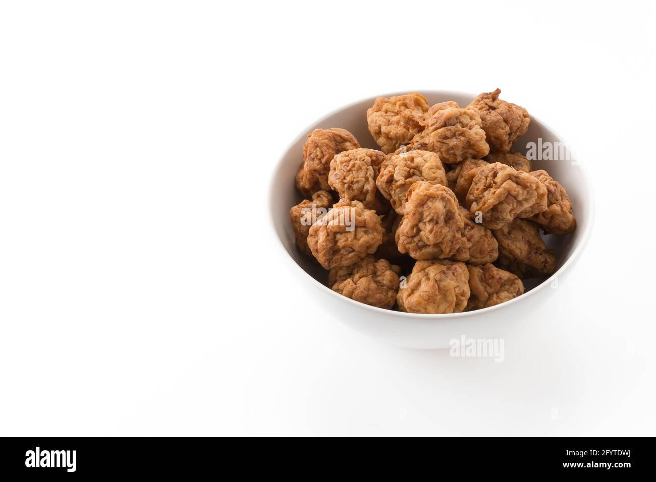 shrimp ball on white background Stock Photo - Alamy